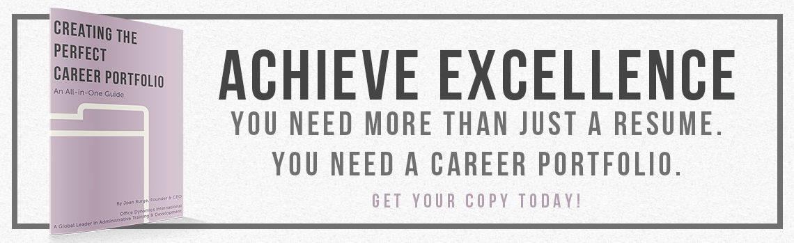 A Career Portfolio Brings Value To Administrative Assistants
