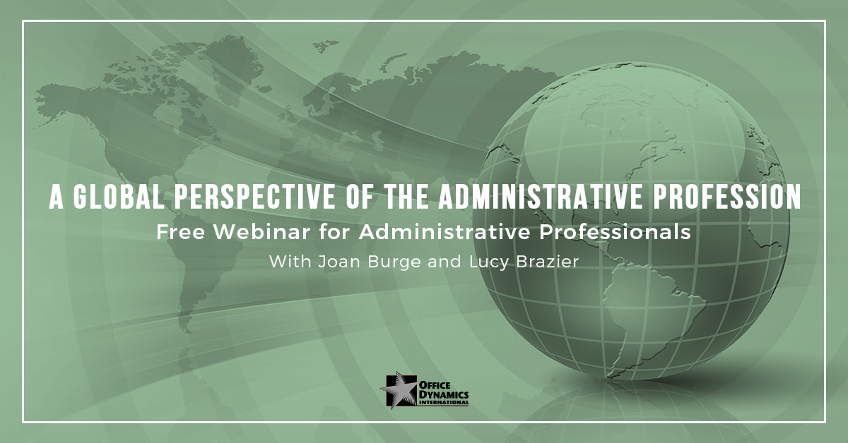 A Global Perspective of the Administrative Profession - Webinar for ...