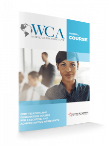 Certification Designation Course For Executive Administrative Assistants