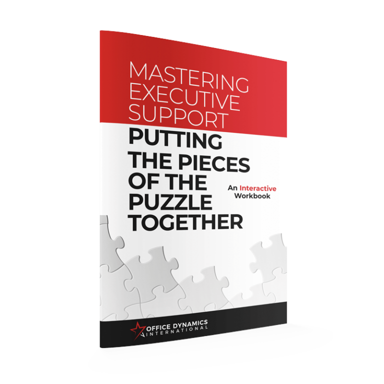 Mastering Executive Support - Downloadable Interactive Workbook - Office Dynamics International