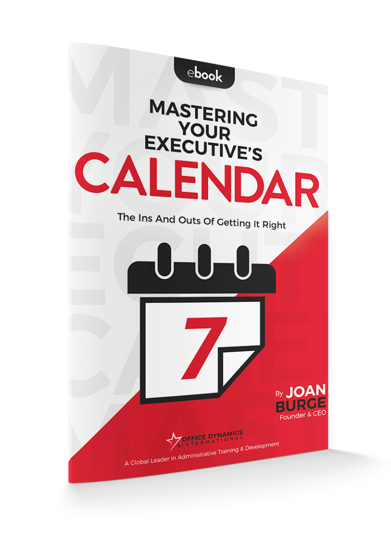 Mastering Your Executive's Calendar eBook - Office Dynamics International
