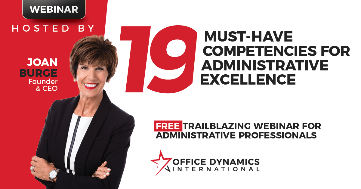 19 Must-Have Competencies for Administrative Excellence - Office ...