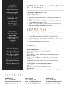 Executive Assistant Resume Examples and Guide